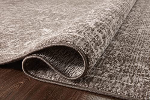 Loloi II Vance Collection VAN-08 Taupe/Dove, Traditional 5'-3" x 7'-9" Area Rug