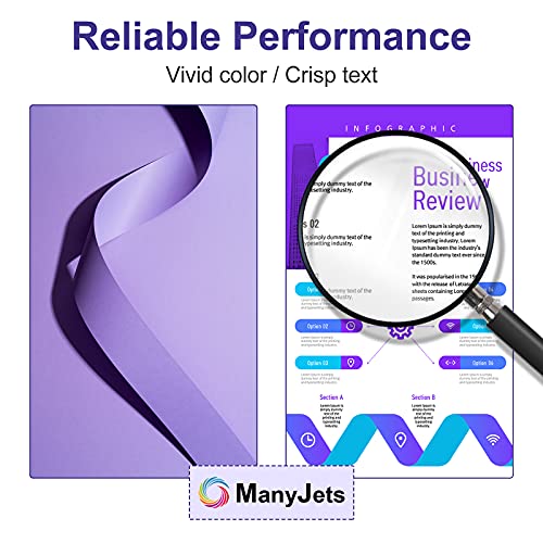 ManyJets LC3019XXL Compatible Ink Cartridge Replacement for Brother LC3019 LC3019XXL LC3017 Work with Brother MFC-J5330DW MFC-J6930DW MFC-J6530DW MFC-J5335DW MFC-J6730DW Printer (2BK,2C,2M,2Y,8-Pack)