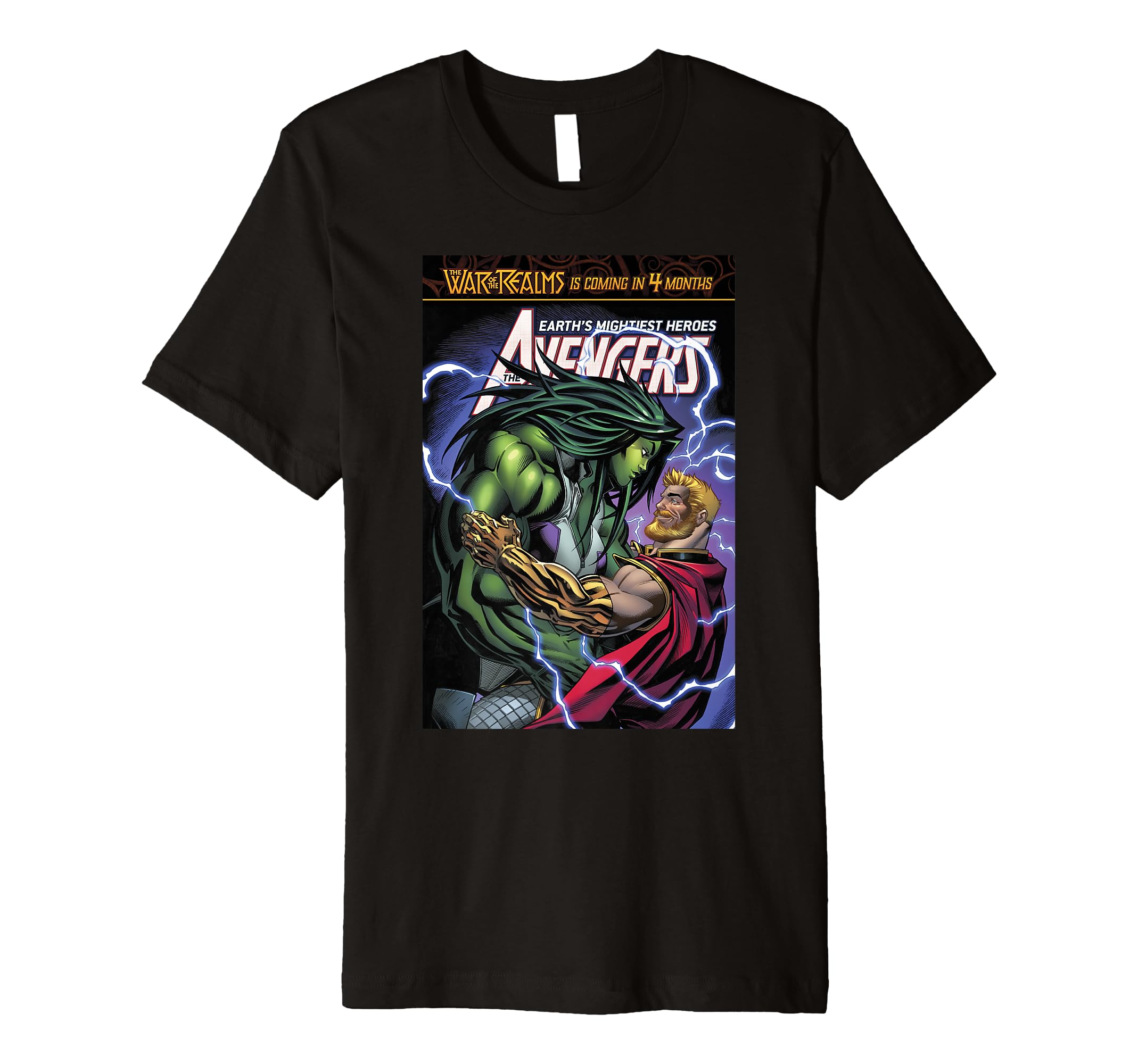 Marvel She-Hulk And Thor Date Comic Cover Premium T-Shirt Premium T-Shirt