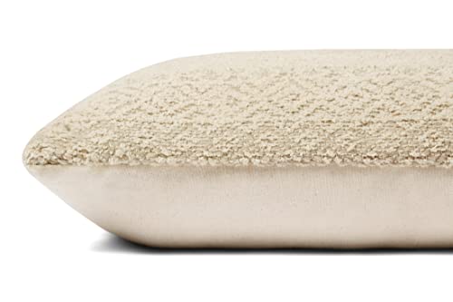 Loloi Angela Rose x Henderson Collection Sand/Ivory, 13'' x 21'' Cover Only Pillow