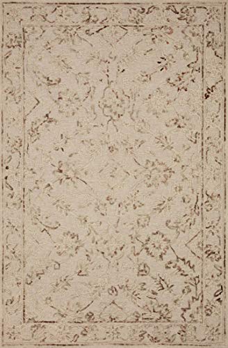 Loloi II Halle Collection HAE-02 Natural/SAGE, Traditional 7'-9" x 9'-9" Area Rug