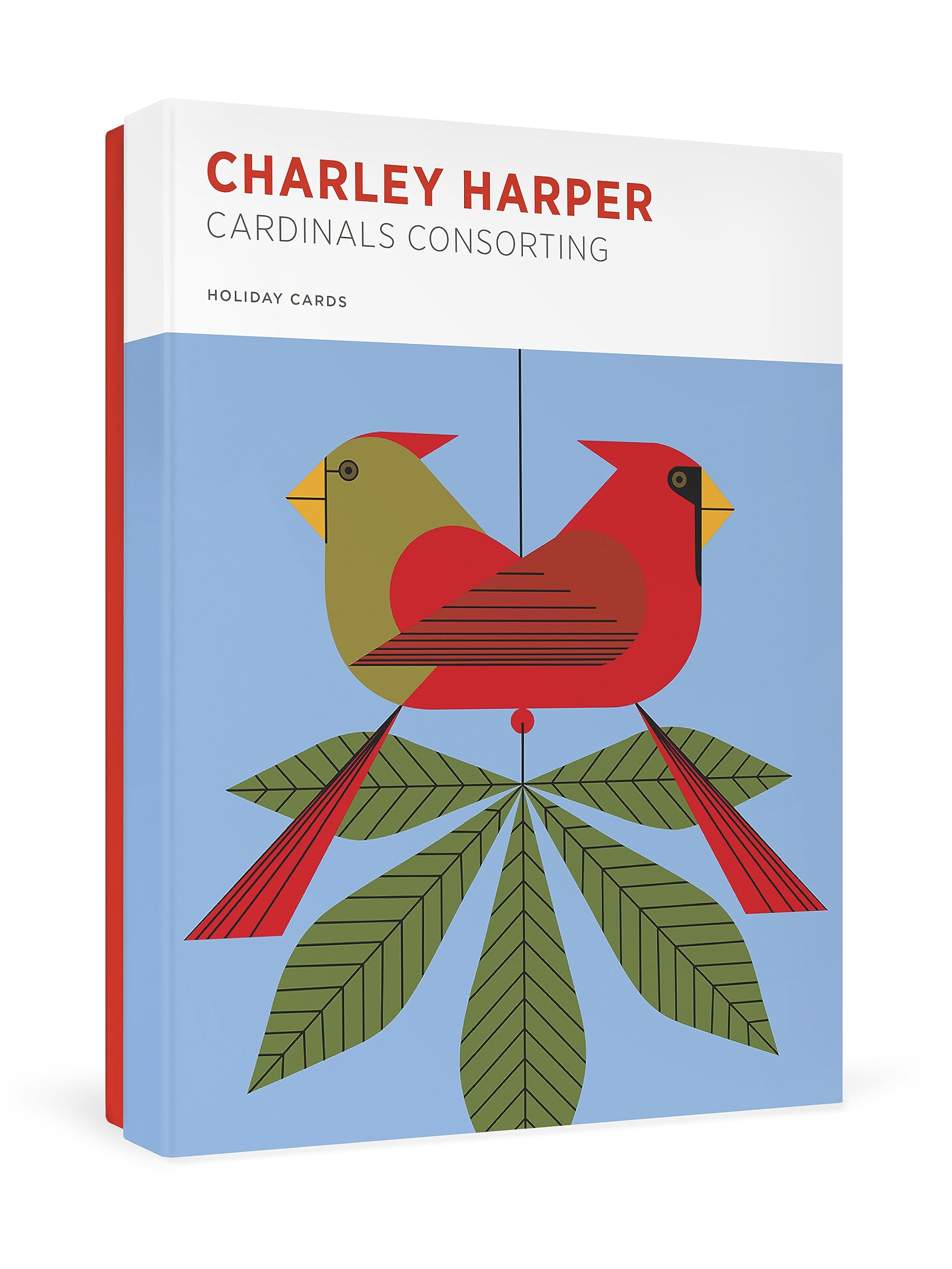 Pomegranate Charley Harper: Cardinals Consorting Holiday Cards
