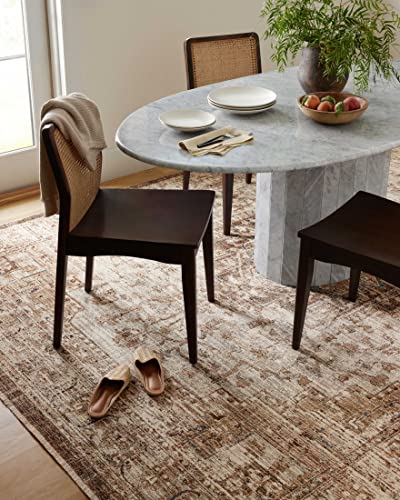 Loloi II Sorrento Collection SOR-03 Mocha/Multi 6'-7" x 9'-10" Area Rug