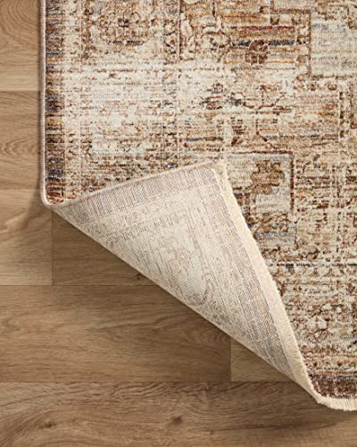 Loloi II Sorrento Collection SOR-03 Mocha/Multi 6'-7" x 9'-10" Area Rug