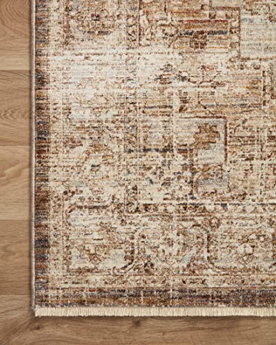 Loloi II Sorrento Collection SOR-03 Mocha/Multi 6'-7" x 9'-10" Area Rug