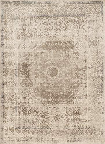 Loloi CENTURY Area Rug, 7'10" x 10'6", Taupe/Sand