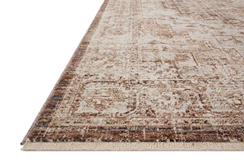 Loloi II Sorrento Collection SOR-03 Mocha/Multi 6'-7" x 9'-10" Area Rug