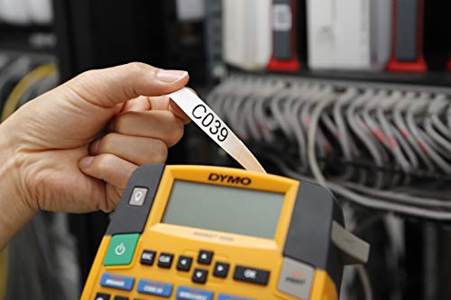 Oozmas Replacement for 18489 Dymo Rhino 3/4" White Flexible Nylon Tape Compatible with DYMO Rhino 5200 4200 5000 6000 Industrial Label Maker Refills a18489, Black on White, 3-Pack