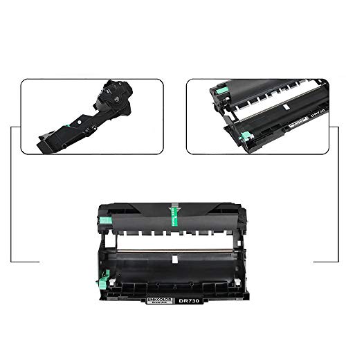 Linkjet Compatible DR760 DR730 Drum Unit Replacement for Brother DR-730 DR-760 Drum Unit for Brother HL-L2370DW HL-L2350DW HL-L2390DW HL-L2395DW HL-L2370DWXL Printer, Black 1-Pack