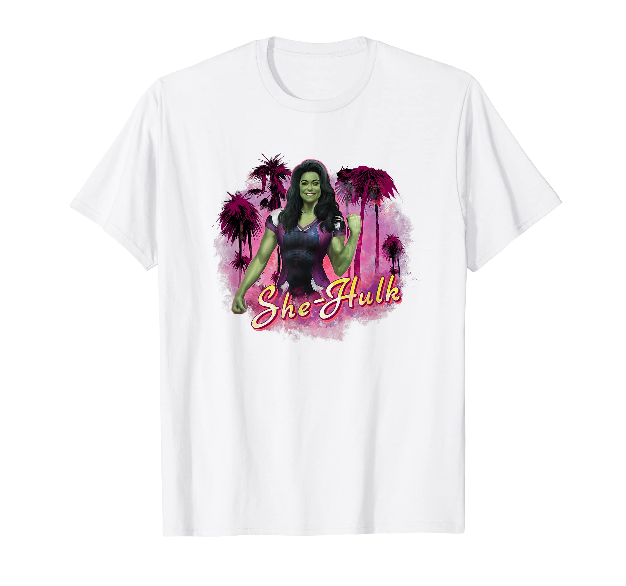 Marvel Studios She Hulk Palm Trees T-Shirt