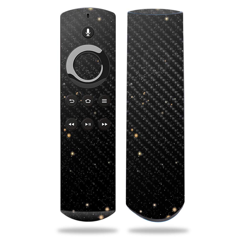 MightySkins Carbon Fiber Skin for Amazon Fire TV Remote - Deep Space | Protective, Durable Textured Carbon Fiber Finish | Easy to Apply, Remove, and Change Styles | Made in The USA