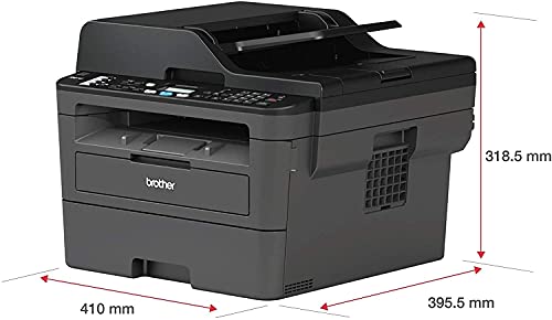 Brother MFC-L27 10DW Series Wireless Compact Monochrome Laser All-in-One Printer - Print Copy Scan Fax - Auto 2-Sides Printing - Print Up to 32 Pages/Min - Mobile Printing - ADF + HDMI Cable