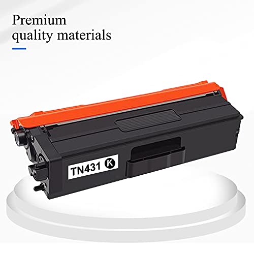 LKKJ 4 Pack (BK+Y+C+M) TN-431BK TN-431Y TN-431C TN-431M Toner Cartridge Replacement for Brother TN431 HL-L8260CDW L8360CDW L8360CDWT MFC-L8900CDW Printer Toner. BLACK YELLOW CYAN MAGENTA