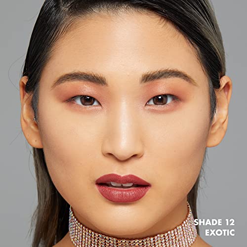 NYX PROFESSIONAL MAKEUP Lip Lingerie Push-Up Long Lasting Plumping Lipstick - Exotic (Warm Mahogany Red)