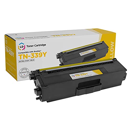 LD Products Compatible Toner Cartridge Replacement for Brother TN-339Y Extra High Yield (Yellow) for use in Brother HL and Multifunction MFC Printers: HL-L9200CDW, HL-L9200CDWT, MFC-L9550CDW