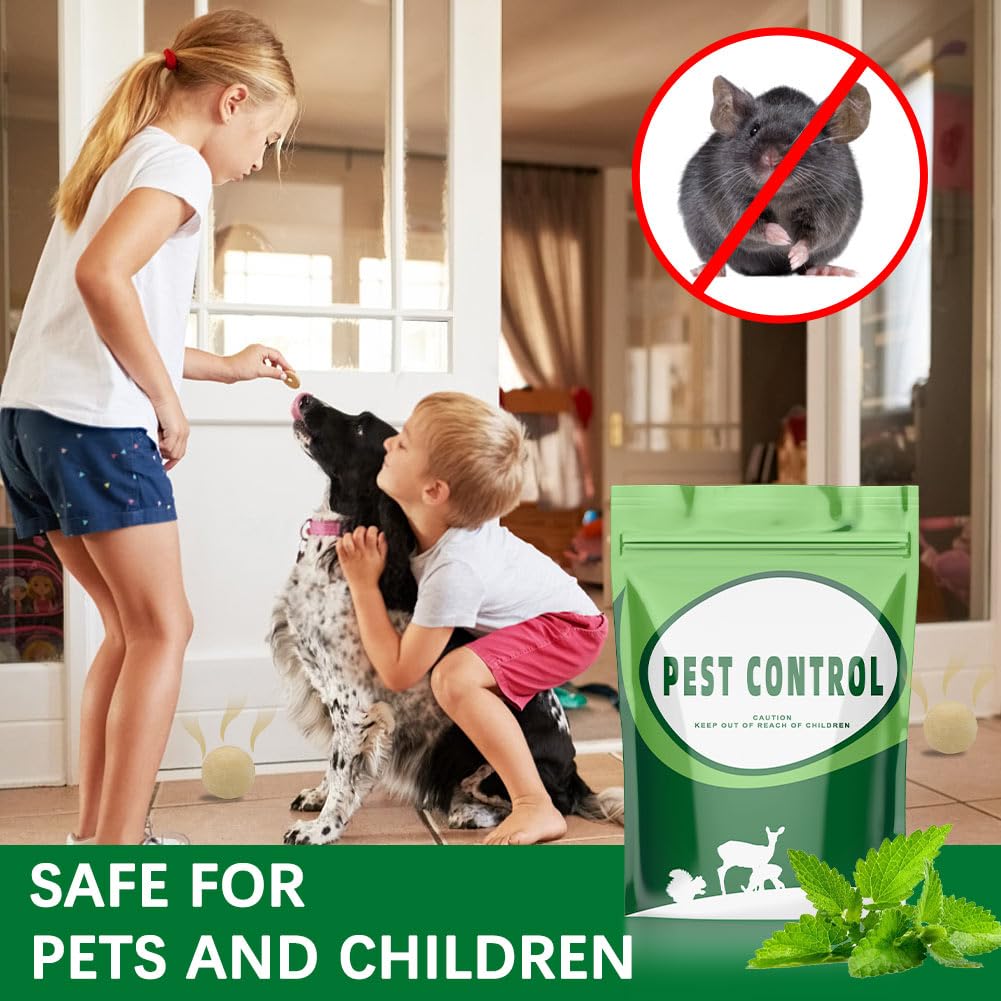 SUAVEC Rodent Repellent, Mice Mouse Repellent Peppermint, Rat for House, RV Deterrent, Away Repellant Campers, Mint - 8 Packs Rodent-8PGreen