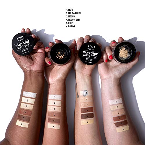 NYX PROFESSIONAL MAKEUP Can't Stop Won't Stop Loose Setting Powder - Light-Medium