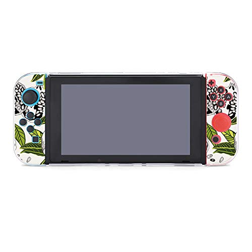 SUPNON Background With Pomegranate Fruit Protective Case Compatible with Nintendo Switch Soft Slim Grip Cover Shell for Console and Joy-Con with Screen Protector, Thumb Grips, Anti-Scratch Design17677