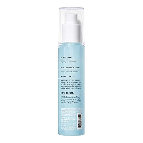 e.l.f. Cosmetics Holy Hydration! Hydrating Coconut Mist, Refreshes, Soothes & Invigorates Skin, Tropical Scent, 2.7 Fl Oz (Pack of 1)