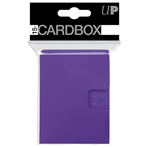 Ultra PRO - Card Protector PRO 15+ Card Box 3ct (Purple) - Protect Your Valuable Sports Cards, Gaming Cards, and Collectible Trading Cards, Fits Inside Ultra PRO Deck Box for Extra Protection