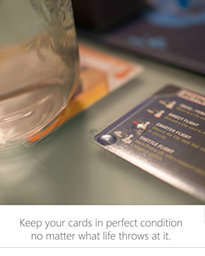 TitanShield Premium Clear Card Sleeves for Standard Sized Board Games and Trading Card 2.5" x 3.5" (150 Sleeves)