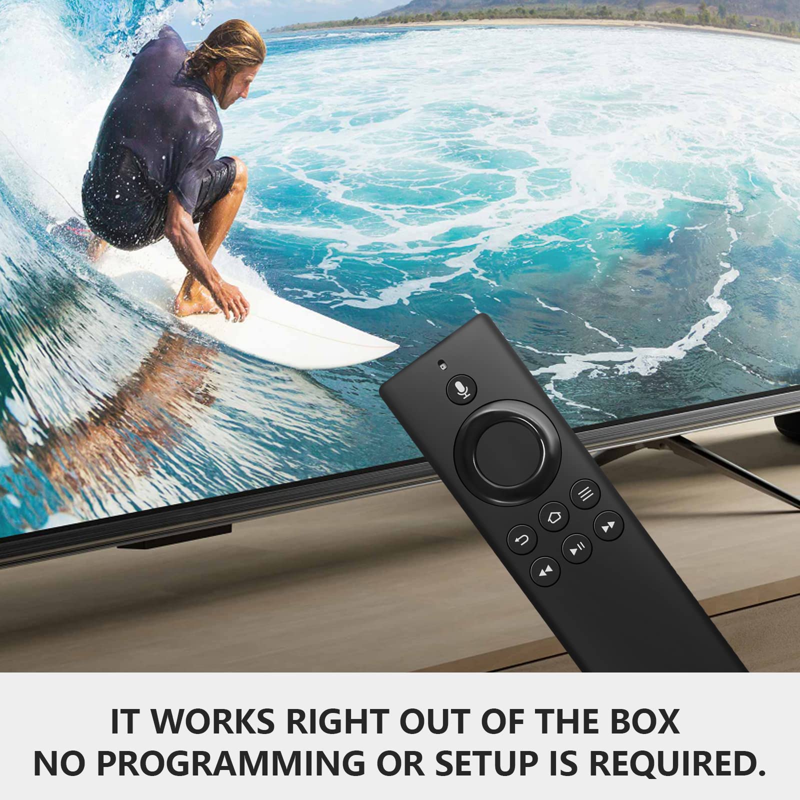 1nd Gen Replacement Voice Remote Control DR49WK B fit for Amazon TV, Amazon TV Box, Amazon TV Stick Box, Amazon TV Cube (1st Gen,2nd Gen) Amazon TV Firstick (2nd Gen,3rd Gen, Lite,4K,LY73PR)