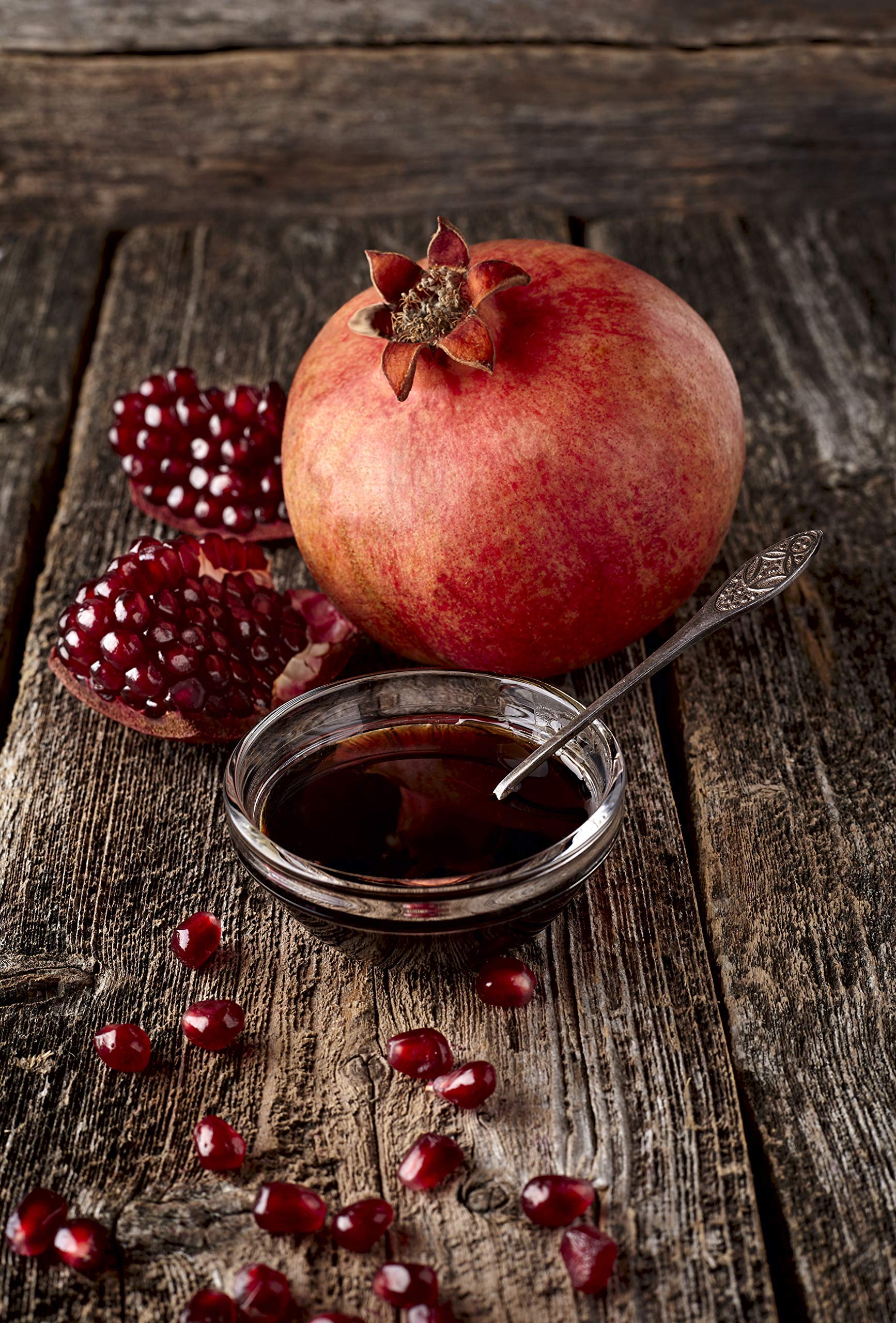 OFLORALE Pomegranate Molasses, 12.35 oz, 100% Natural, No Added Sugar, for Glazing, Dressings and Marinades