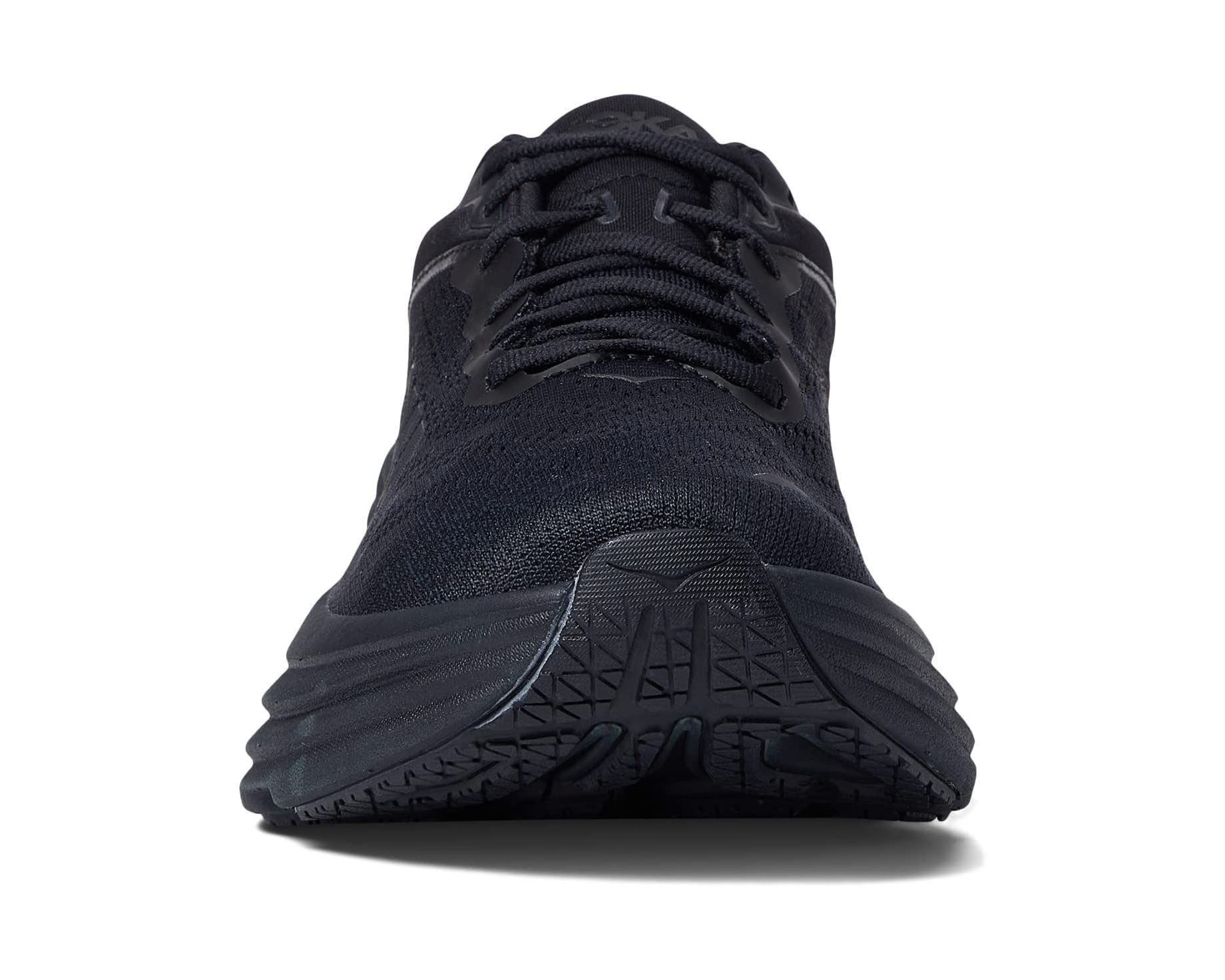 HOKA ONE ONE | Women's, Bondi 8 Road Running Sneakers (Black Monochrome - 9.5) (B) US