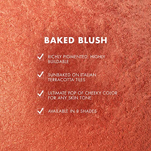 Milani Baked Blush - Bella Bellini (0.12 Ounce) Vegan, Cruelty-Free Powder Blush - Shape, Contour & Highlight Face for a Shimmery or Matte Finish