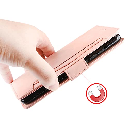 YBROY Case for Motorola ThinkPhone, Magnetic Flip Leather Premium Wallet Phone Case, with Card Slot and Folding Stand, Case Cover for Motorola ThinkPhone.(Brown)