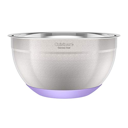 Cuisinart 3-Piece Stainless Steel Mixing Bowls with Nonslip Base, 1.5qt, 3qt & 5qt
