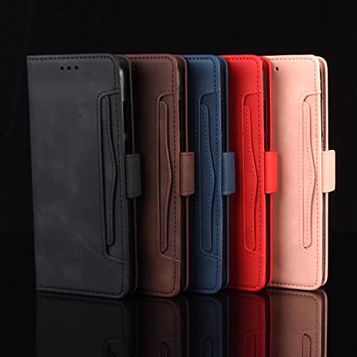 YBROY Case for Motorola ThinkPhone, Magnetic Flip Leather Premium Wallet Phone Case, with Card Slot and Folding Stand, Case Cover for Motorola ThinkPhone.(Brown)
