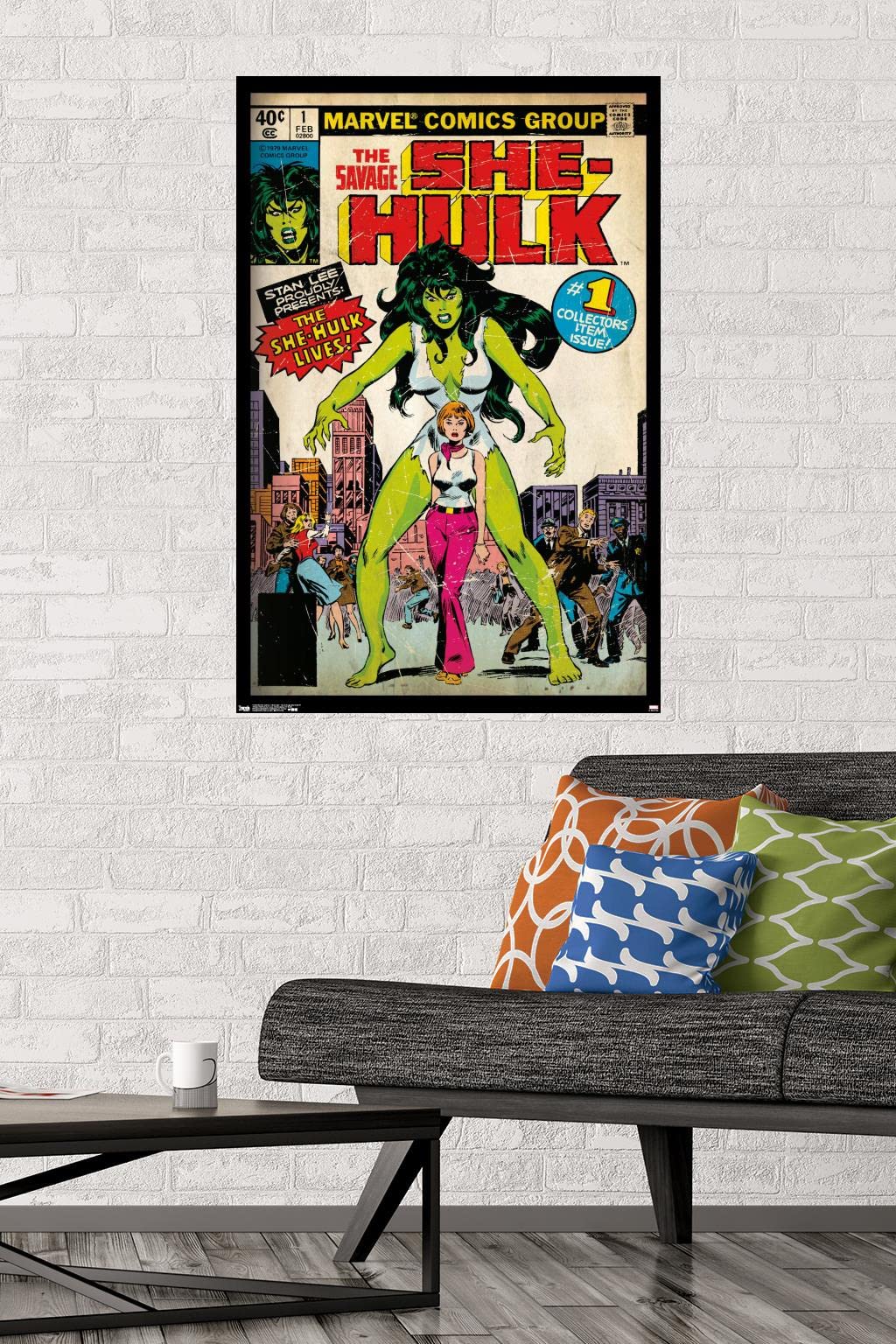 Trends International Marvel Comics - She-Hulk - The Savage She-Hulk #1 Wall Poster, 22.375" x 34", Premium Unframed Version