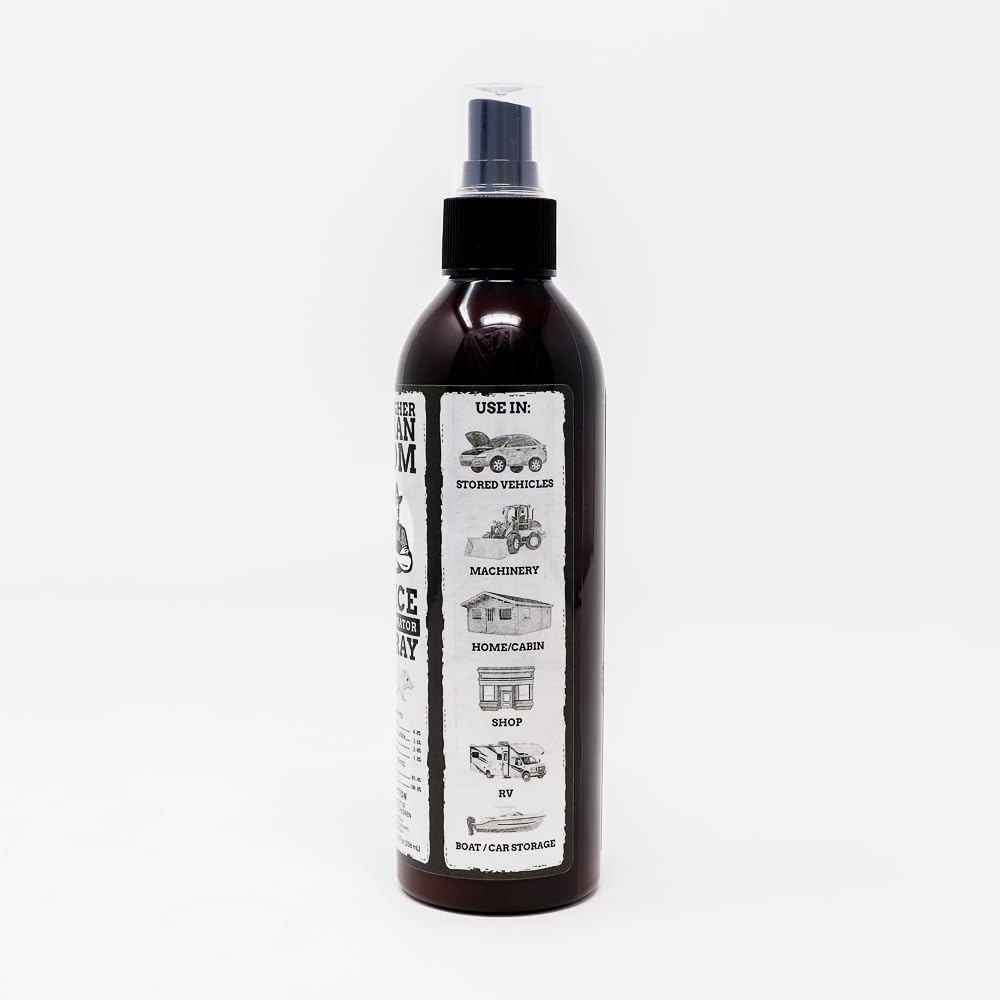 Tougher Than Tom Mouse Repellent Spray – 8 fl oz Premium Cinnamon and Peppermint Oil Spray for Rodents – Effective Mouse Repellent Indoor Spray – Mice Deterrent Spray – All-Natural Formula