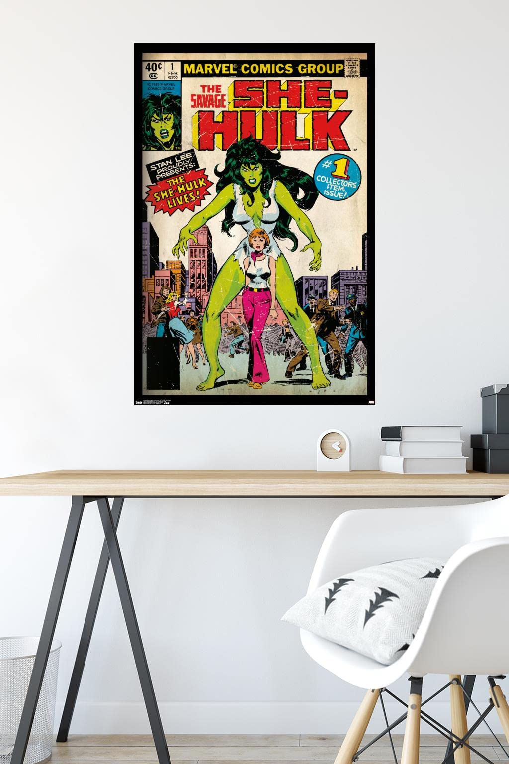 Trends International Marvel Comics - She-Hulk - The Savage She-Hulk #1 Wall Poster, 22.375" x 34", Premium Unframed Version