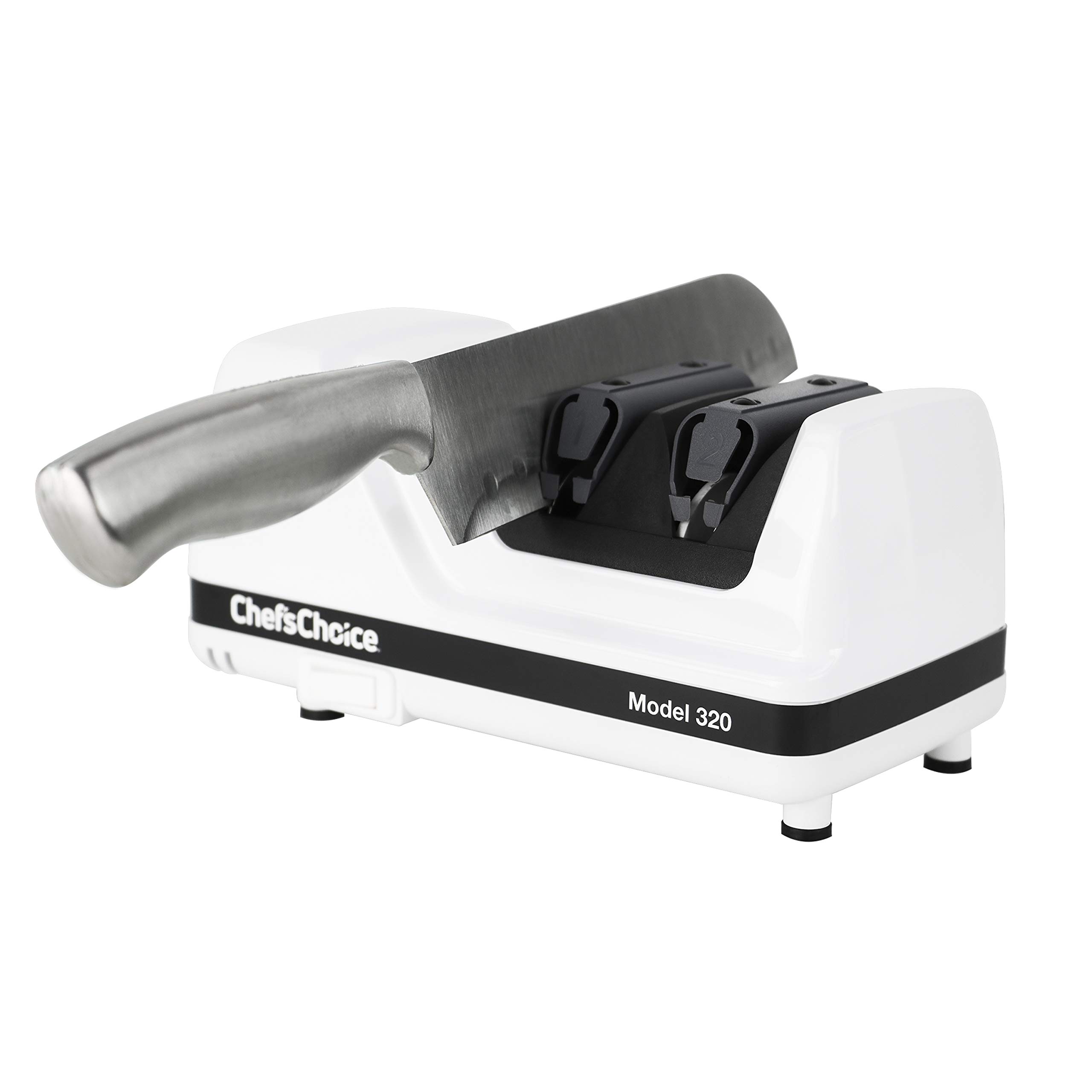Chef'sChoice FlexHone/Strop Professional Electric-Knife Sharpener, 2-Stage, White