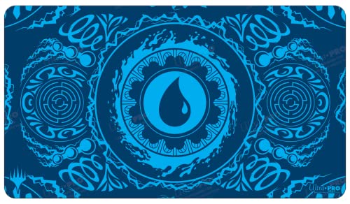 Ultra PRO - Magic: The Gathering - Mana 7 Playmat Island - Great for Card Games and Battles Against Friends and Enemies, Perfect for at Home Use As a Mousepad for PC