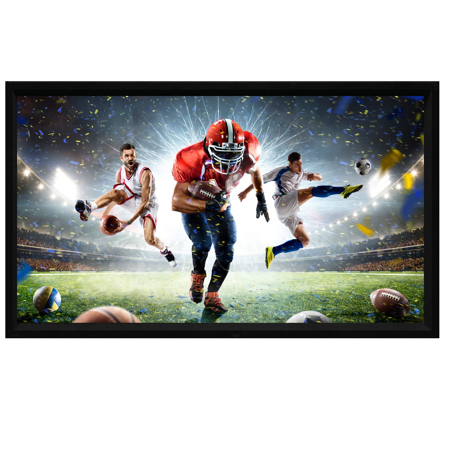 Optoma CinemaX D2 4K UHD Ultra-Short-Throw DLP Projector with HDR, White (2022) Bundle with 120" Home Theater Projector Screen Indoor Outdoor + 2 Year Protection Warranty