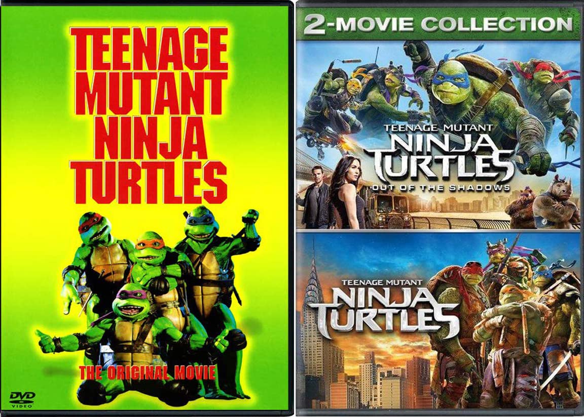 Toppers Heroes To The Rescue Teenage Mutant Ninja Turtles (2014) DVD + Out of the Shadows & Movie Series TMNT SE