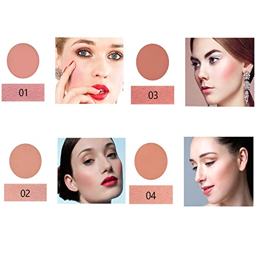 Makeup 8 Color Blush Palette, Contour and Highlight Blush Palette Matte Blush Powder Bright Shimmer Face Cosmetics Blusher Light Face Blush Palette with Blush Brush