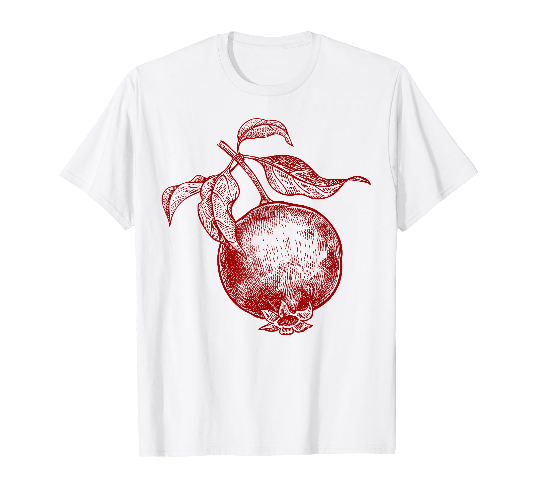 Pomegranate Fruit Retro Vintage Graphics - Pomegranate T-Shirt