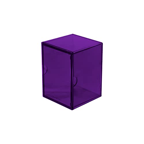 Ultra Pro Eclipse 2-Piece Deck Box: Royal Purple - For Pokemon game, MTG, Baseball, Basketball, Football card and other Trading Cards or Board Games storage