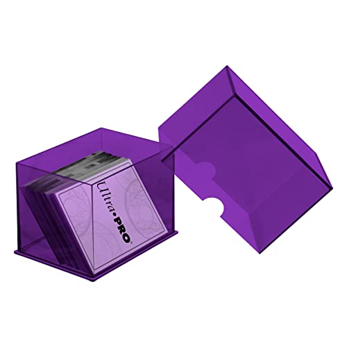 Ultra Pro Eclipse 2-Piece Deck Box: Royal Purple - For Pokemon game, MTG, Baseball, Basketball, Football card and other Trading Cards or Board Games storage