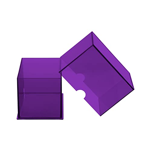 Ultra Pro Eclipse 2-Piece Deck Box: Royal Purple - For Pokemon game, MTG, Baseball, Basketball, Football card and other Trading Cards or Board Games storage