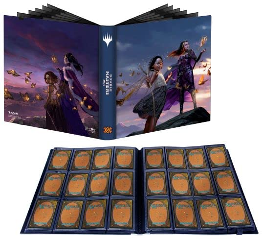 Ultra PRO - Magic: The Gathering Double Masters Liliana & Aminatou 12-Pocket PRO-Binder - Protect Collectible Trading Cards, Side Loading Pockets, Protects and Stores up to 480 Standard Size Cards