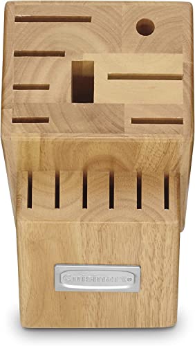 Cuisinart C99SS-15P 15 Piece Stainless Steel Blades Wood Professional-Cutlery-Block-Set