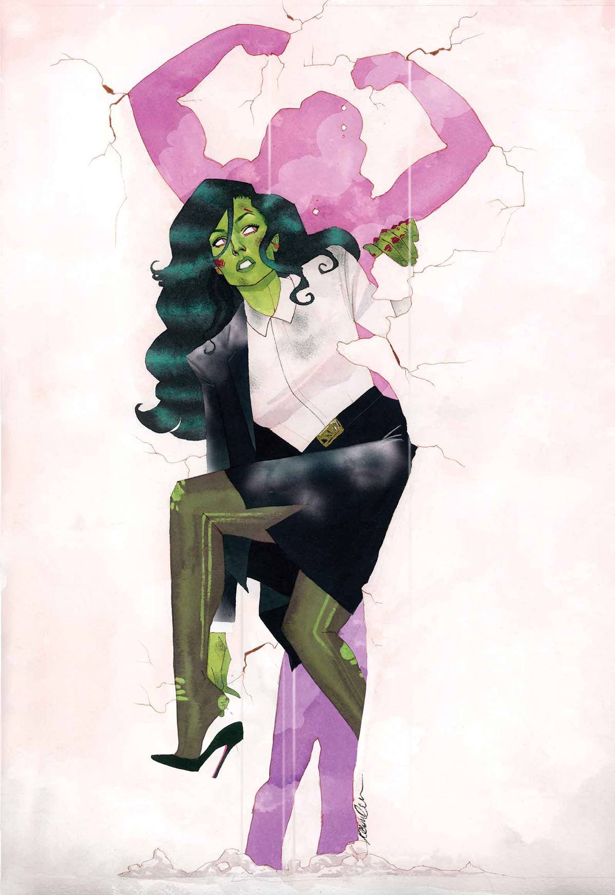 Marvel Comics She-Hulk #1 24 X 36 Rolled Poster By Pulido