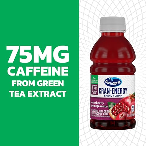 Ocean Spray® Cran-Energy™ Cranberry Pomegranate Juice Drinks, 10 Fl Oz Bottles, 6 Count (Pack of 1)