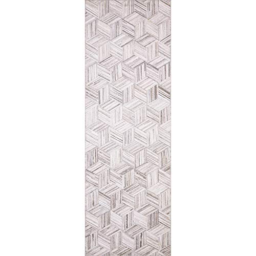 Loloi II Maddox Collection MAD-07 LT Grey/Ivory, Contemporary 2'-3" x 3'-9" Accent Rug
