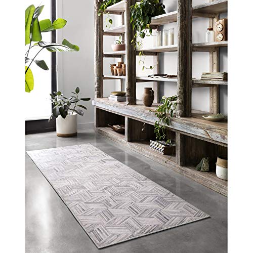 Loloi II Maddox Collection MAD-07 LT Grey/Ivory, Contemporary 2'-3" x 3'-9" Accent Rug
